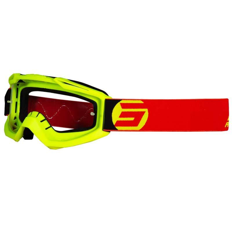 Masque Cross shot Assault - Symbol - Neon yellow red matt - Mx2store